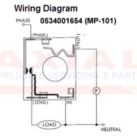 Electrolux Westinghouse Simpson Control Simmerstat 0534001654 MP101
