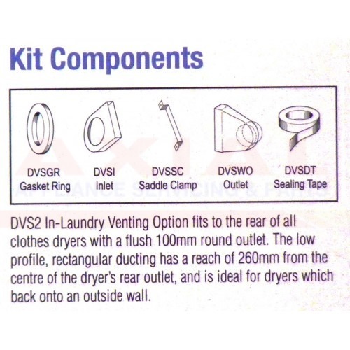 Inlet Outlet Vent Kit DVS2