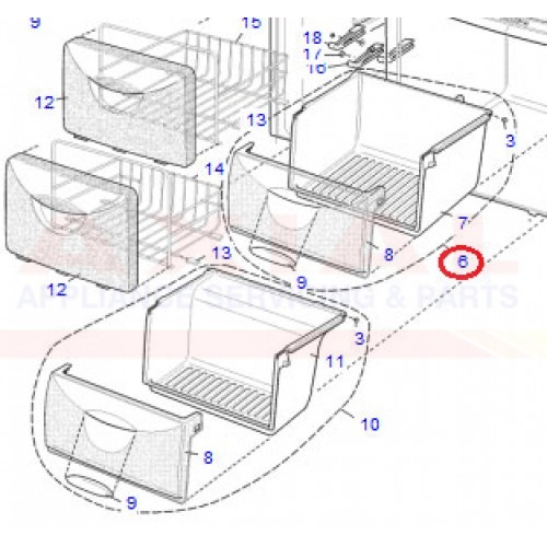 Electrolux Fridge Freezer Spare Parts