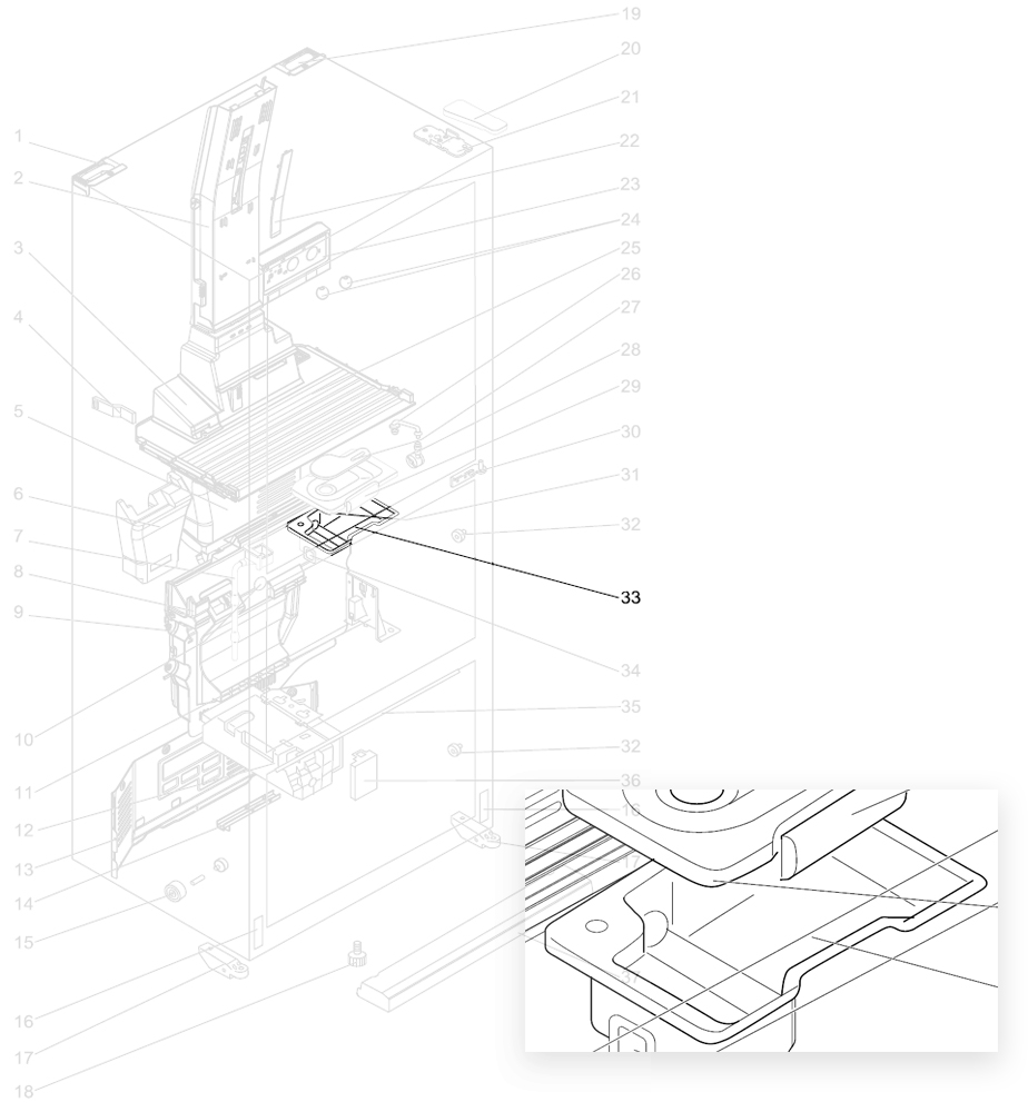Mitsubishi Fridge Water Tank - KIEHJ3520